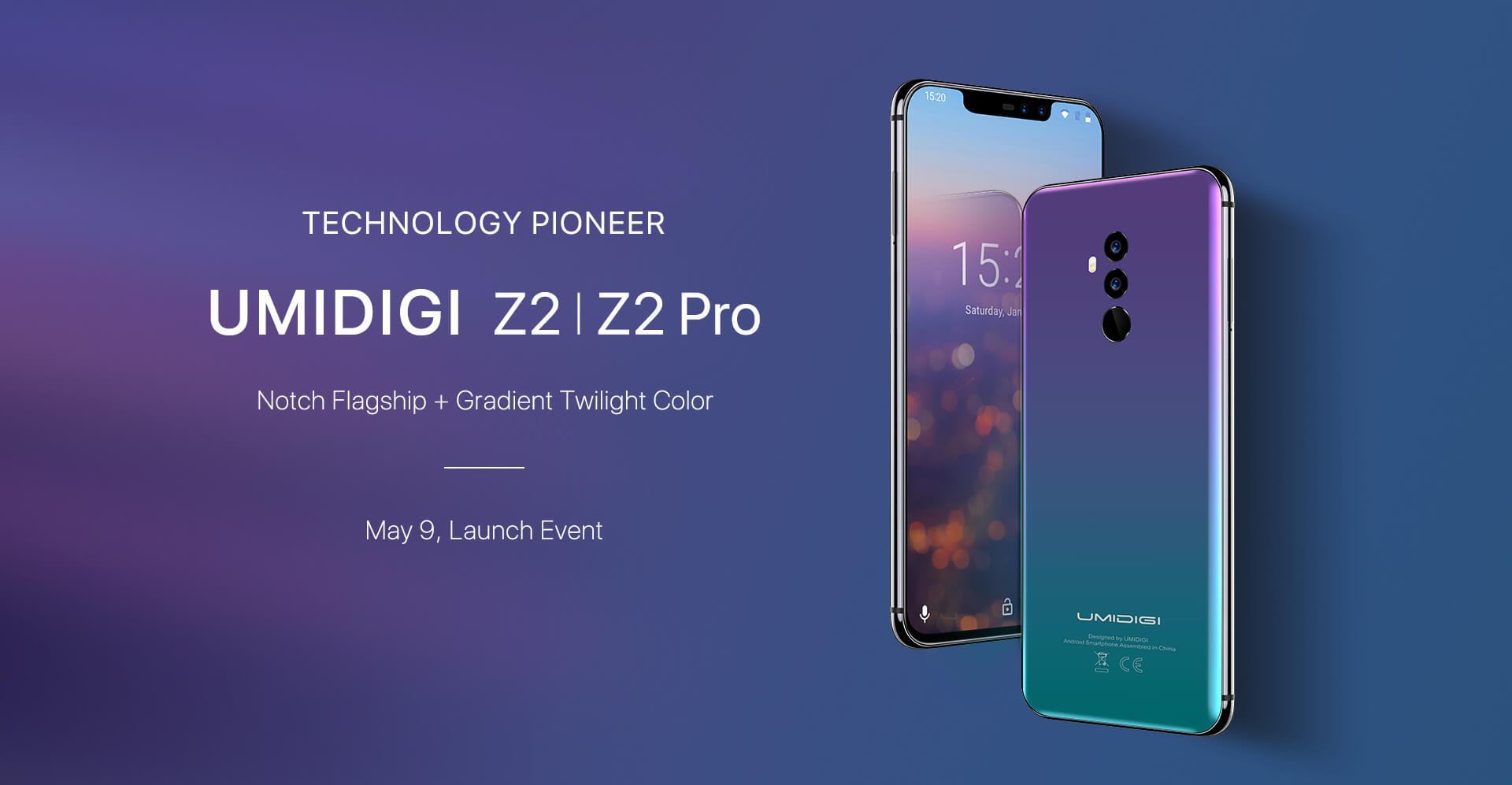 UMIDIGI Z2|Z2 Pro Specs bekanntgegeben
